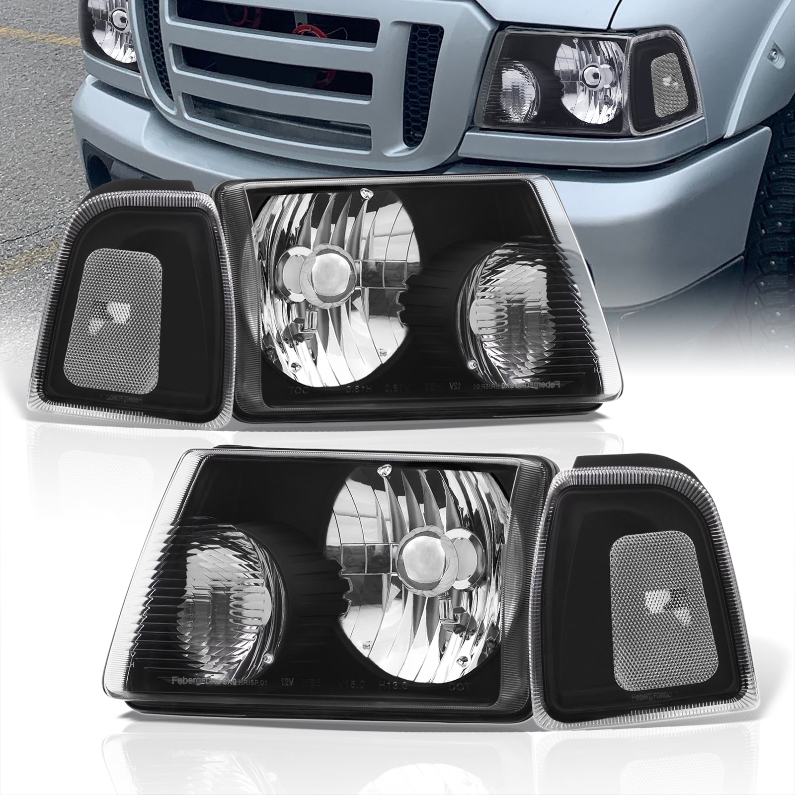 2002 Ford Ranger Headlights
