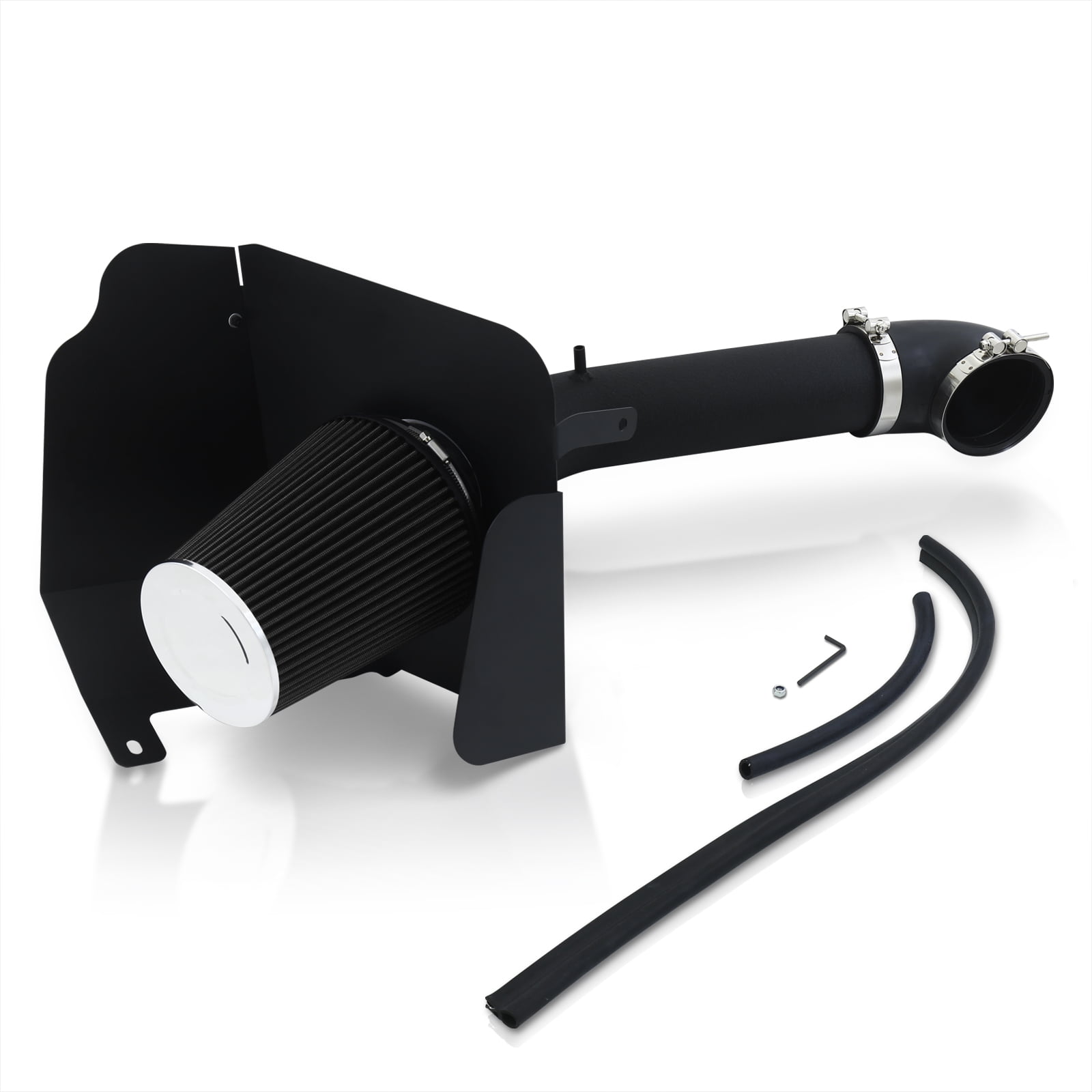 AJP Distributors Cold Air Intake Induction System Black Pipe + Heat ...