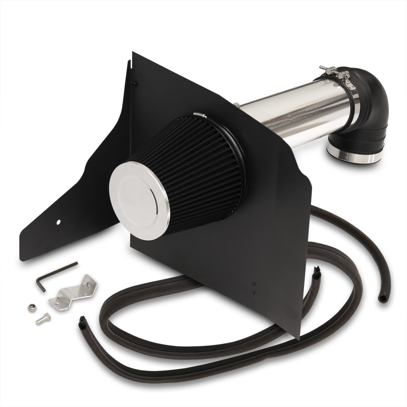 AJP Distributors Cold Air Intake System Polish Aluminum Pipe Heat ...