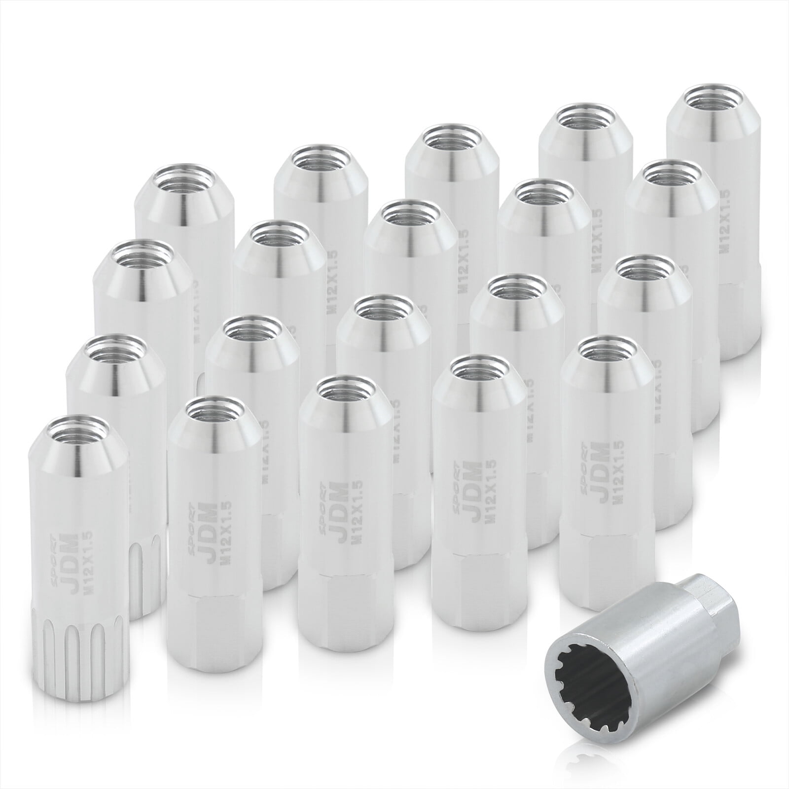 AJP Distributors JDM Sport Universal M12X1.5mm Thread Pitch 60mm ...