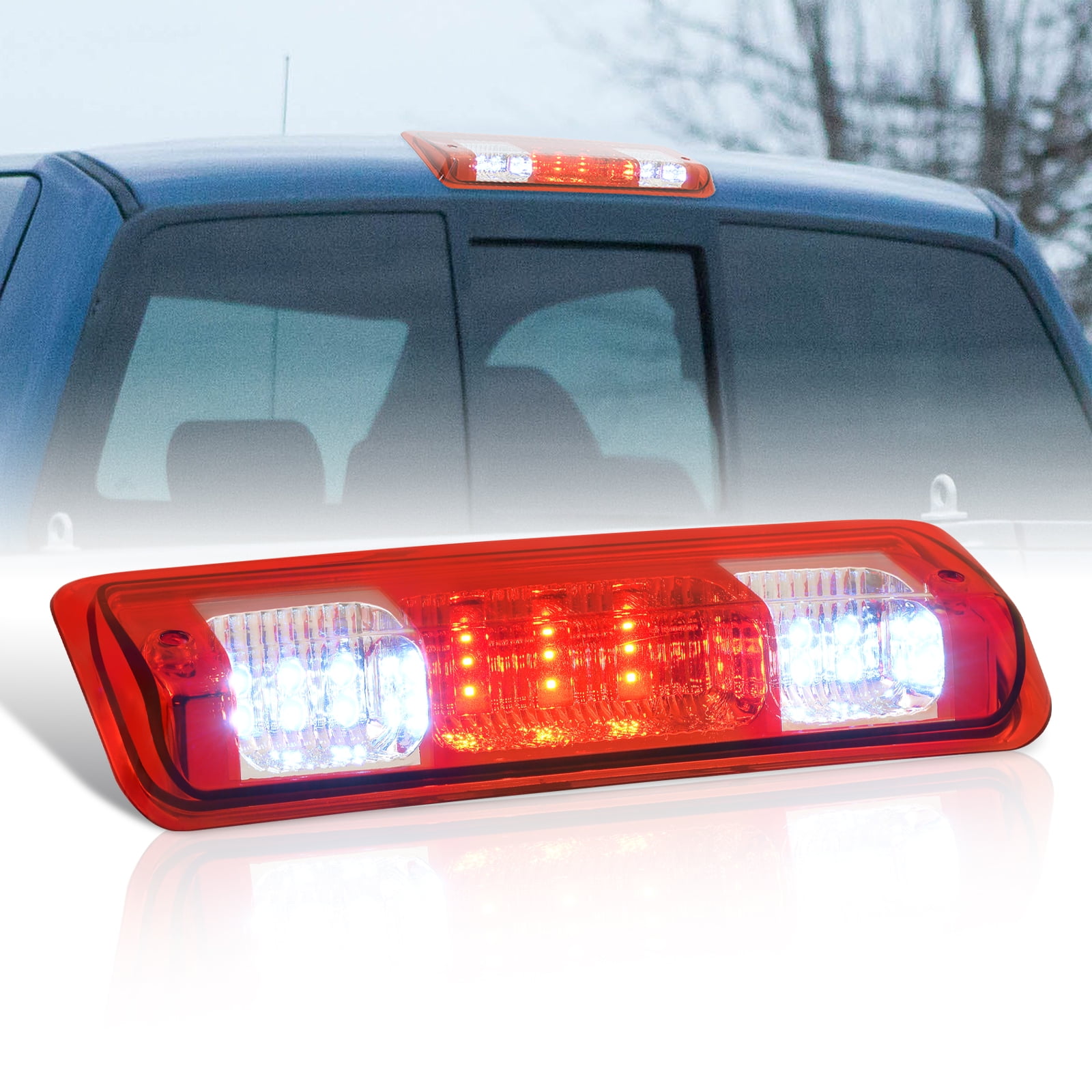 AJP Distributors LED High Mount Roof Cargo 3RD Third Brake Light Stop ...