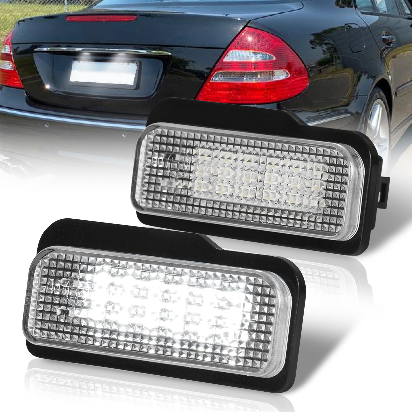 AJP Distributors LED License Plate Lights Bumper Lamps Tag Assembly ...