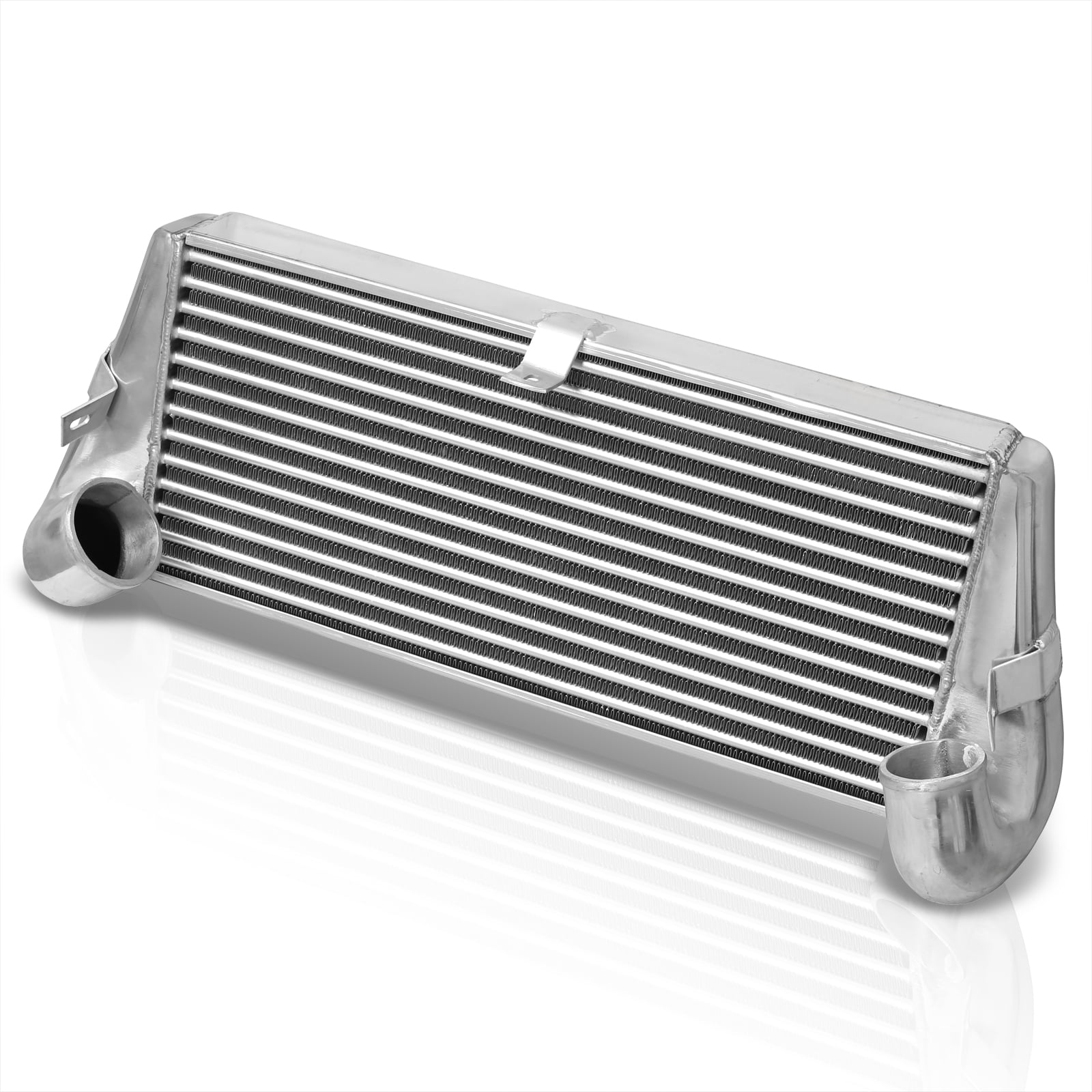 AJP Distributors Replacement Bolt-On Aluminum FMIC Front Mount Turbo Intercooler Tube & Fin ...