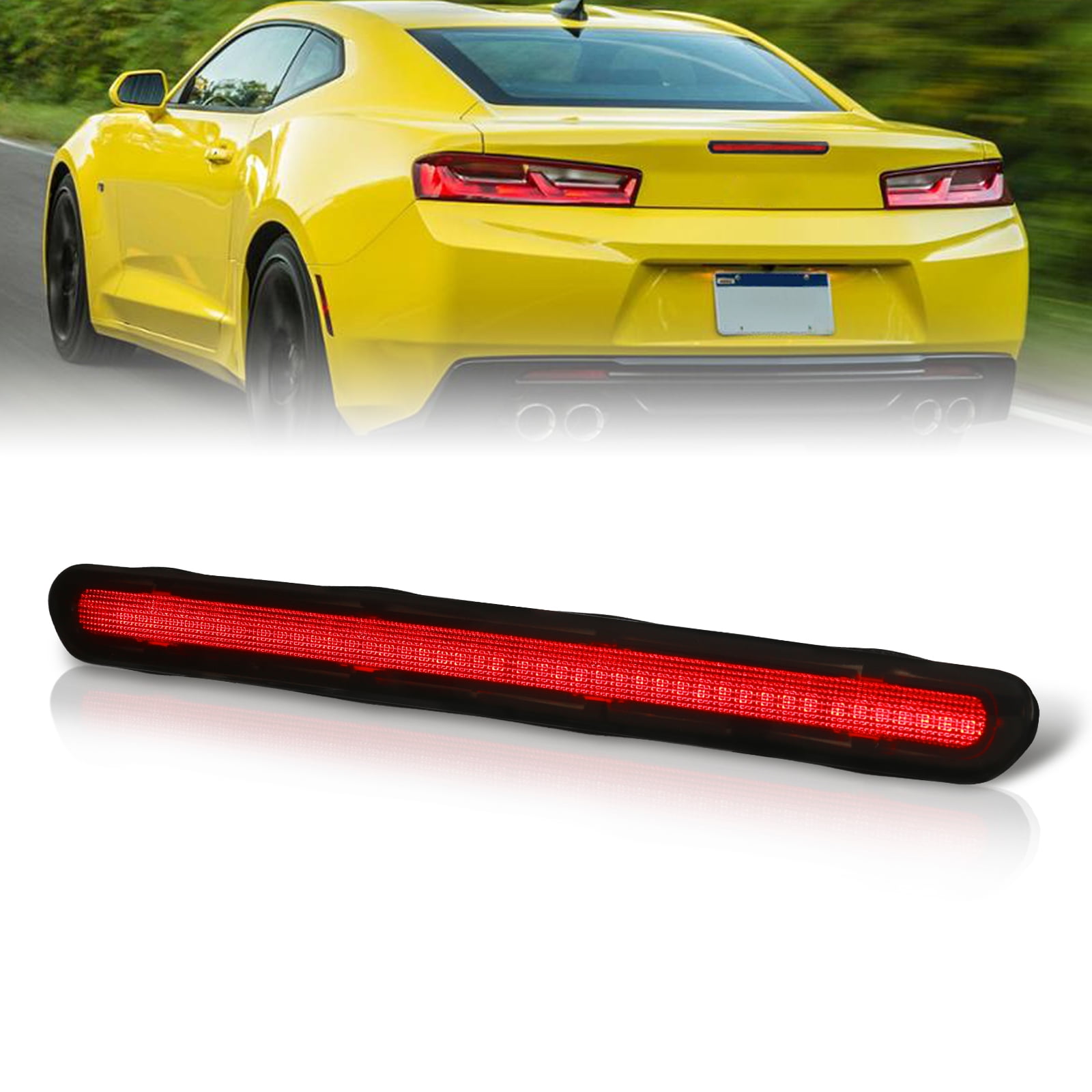 AJP Distributors Smoke SMD LED Rear Trunk 3RD Brake Light Tail Lamp ...