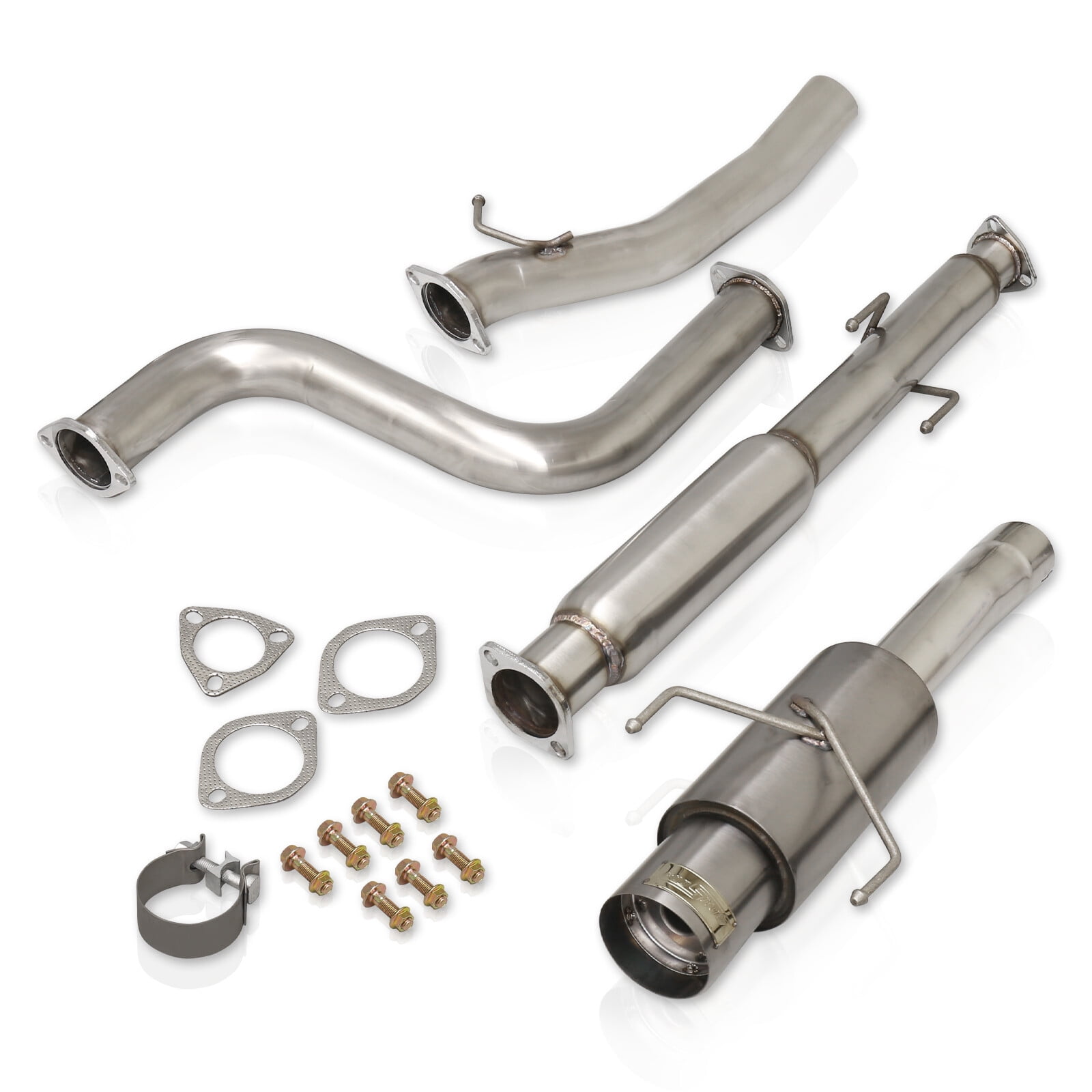AJP Distributors Stainless Steel Catback Exhaust System 3" Piping + 4.5 ...