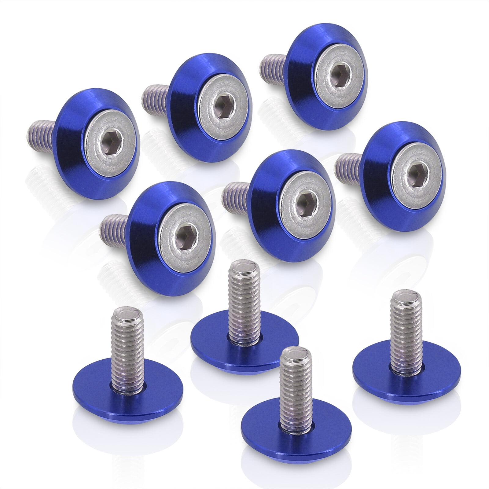 AJP Distributors Universal Upgrade JDM Exterior 10-Piece M6 x 20MM T ...