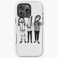 AJR Band Black Outline Indie Music Phone Case for iPhone 16 15 14 13 12 ...