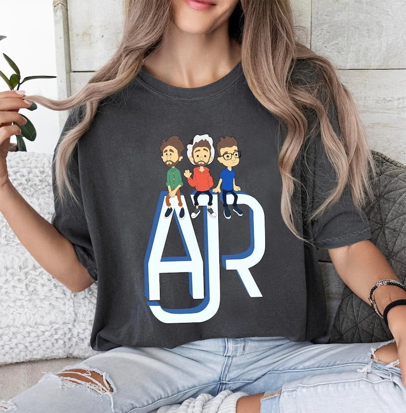 AJR Band Shirt, The Click Album Shirt, AJR Members Chibi Shirt, AJR ...