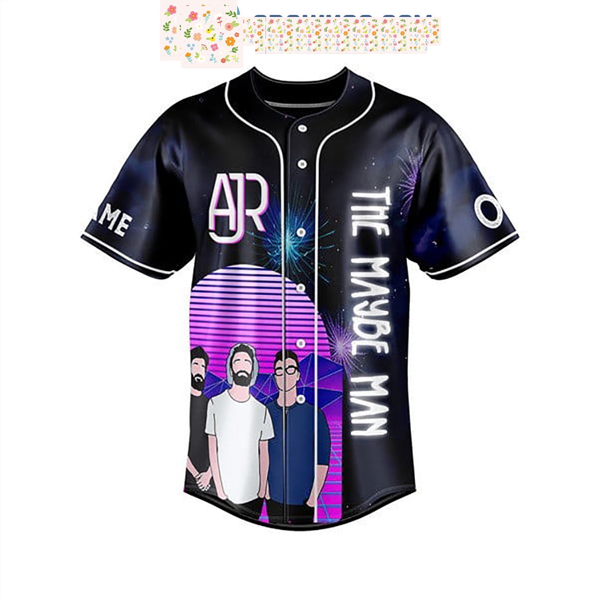 AJR Band The Maybe Man Fan Personalized Baseball Jersey - Walmart.com