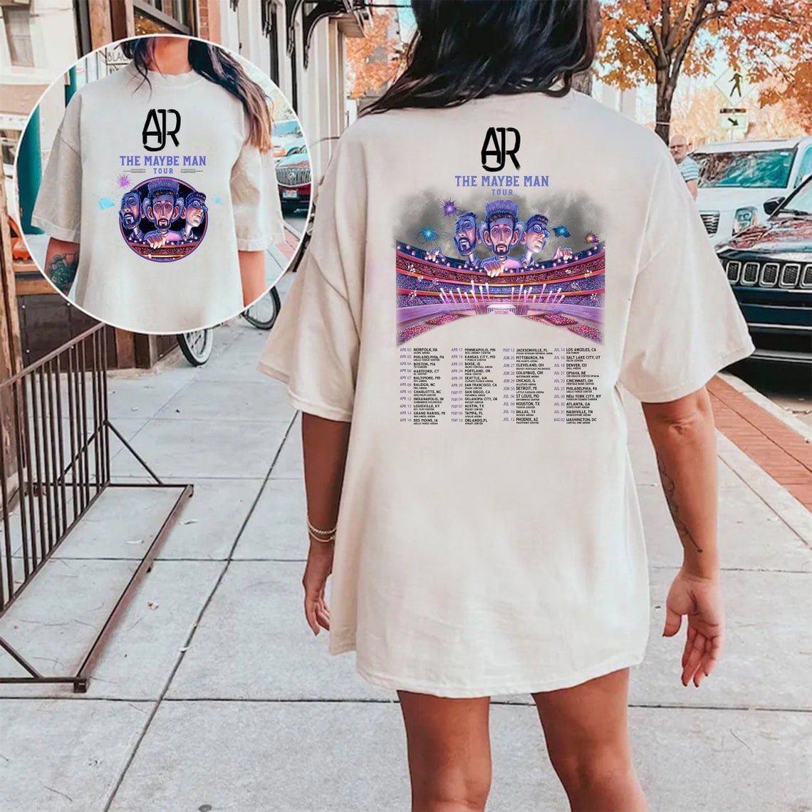 AJR Band Unisex Shirt, AJR The Maybe Man Tour 2024 Shirt, AJR Band Fan ...