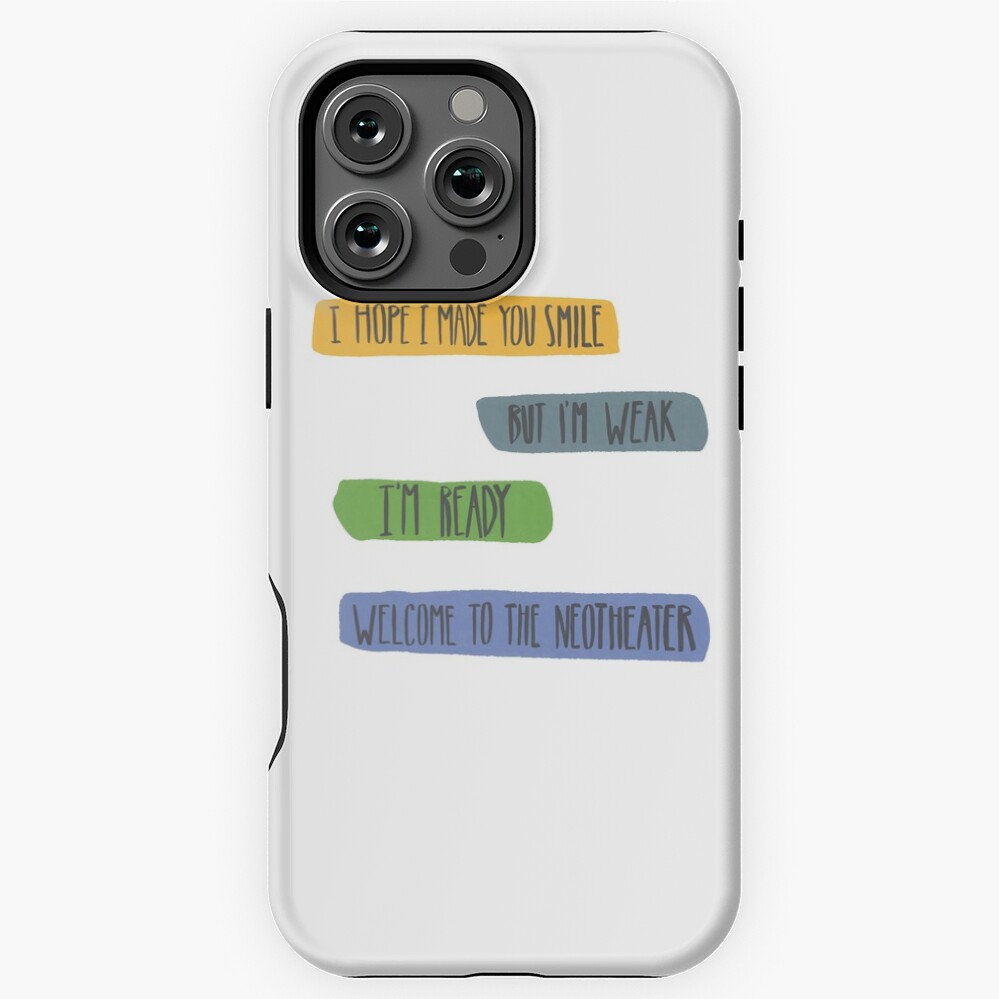 AJR Lyric Pack Indie Pop Music Band Phone Case for iPhone 16 15 14 13 ...