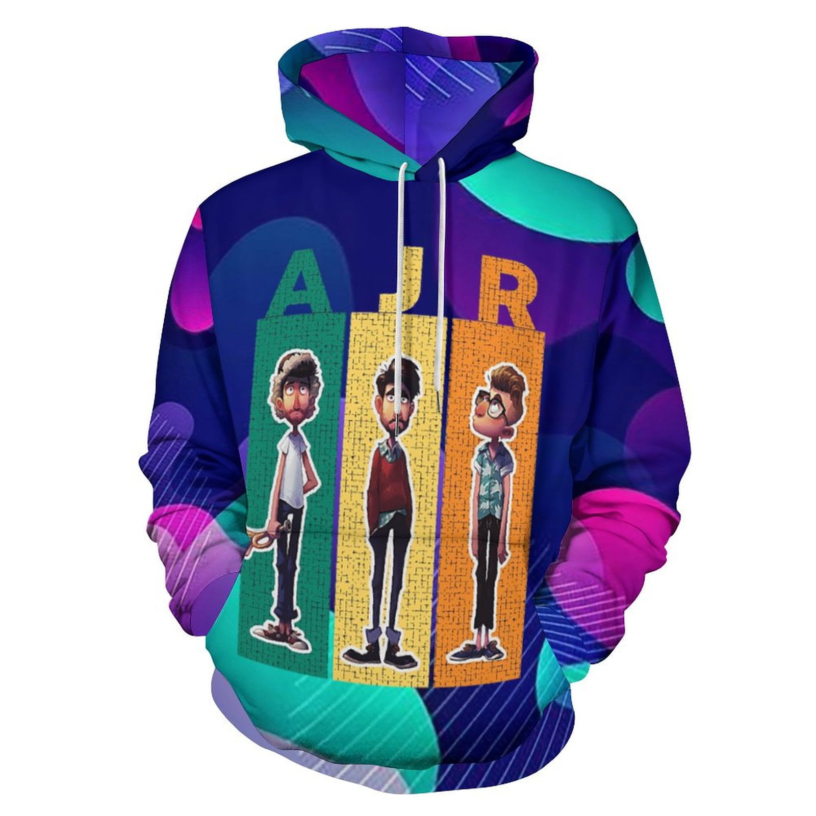 AJR Music Art Novelty Hoodies Adult 3D Print Pullover Sweatshirt Casual ...