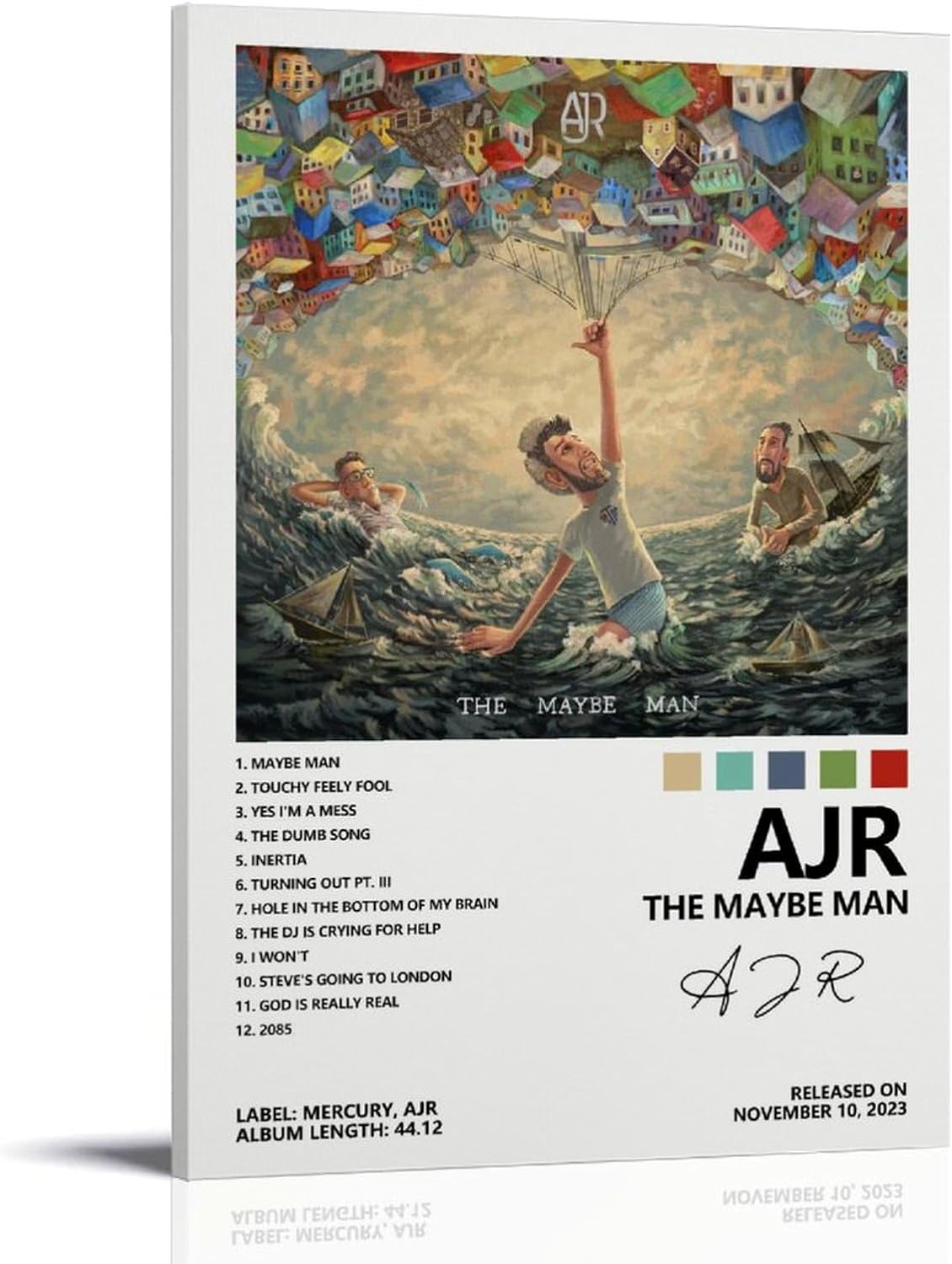 AJR Poster The Maybe Man Album Cover Poster for Bedroom Aesthetic ...
