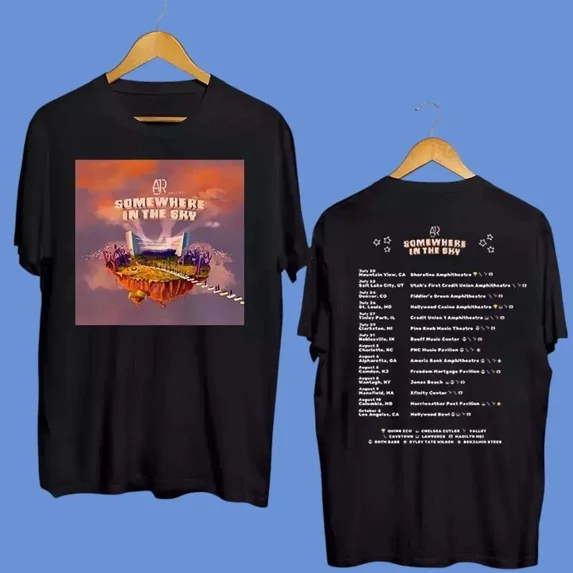 AJR Somewhere In The Sky Tour 2025 Concert T-Shirt - Walmart.com