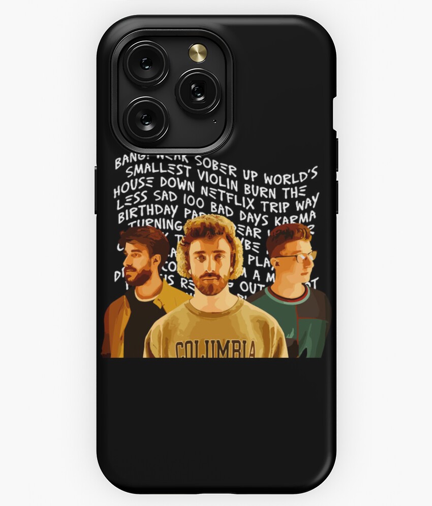 AJR Songlist Dark Design Fan M2060 Phone Case for iPhone 17 16 15 14 13 ...