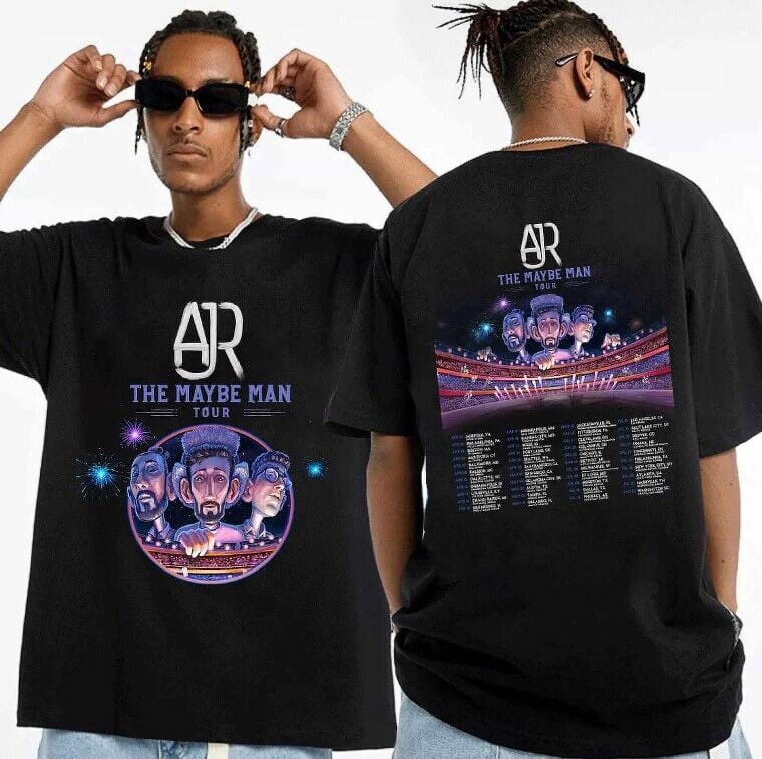 AJR The Maybe Man Tour 2024 Shirt, Ajr 2024 Concert Shirt 2 Sides, AJR ...