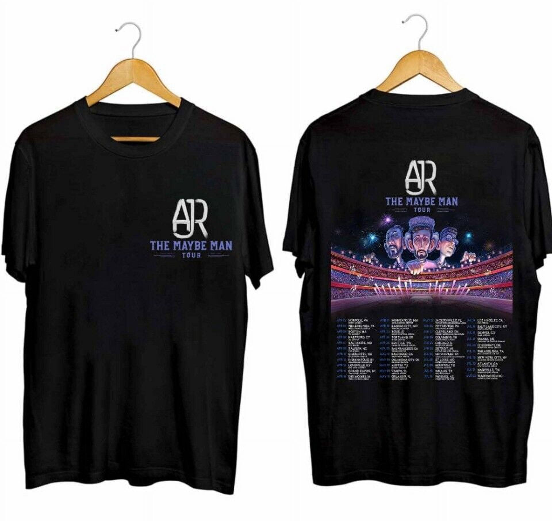 AJR The Maybe Man Tour 2024 Tour T-Shirt Cotton Unisex For Fans Shirt ...