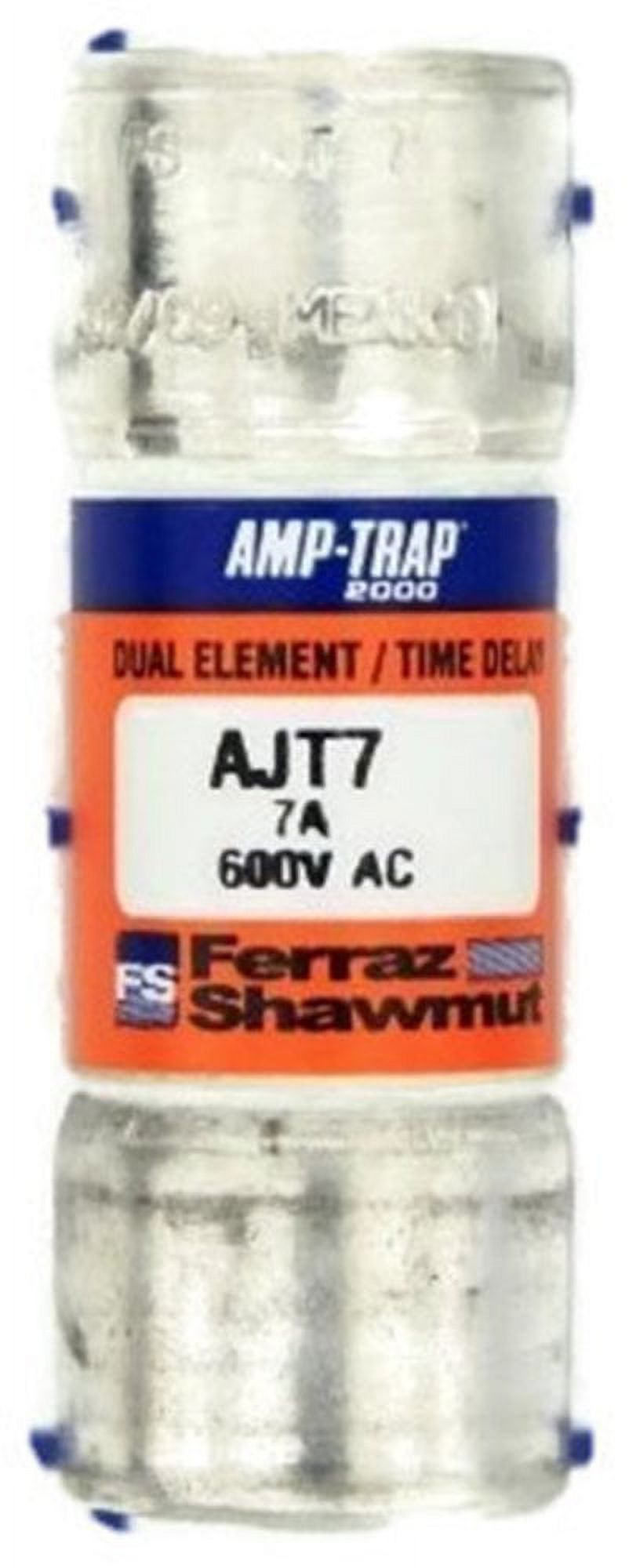 AJT7 AJT007, 7Amp (7A) 600V Slow Class J Cartridge Fuse - Walmart.com