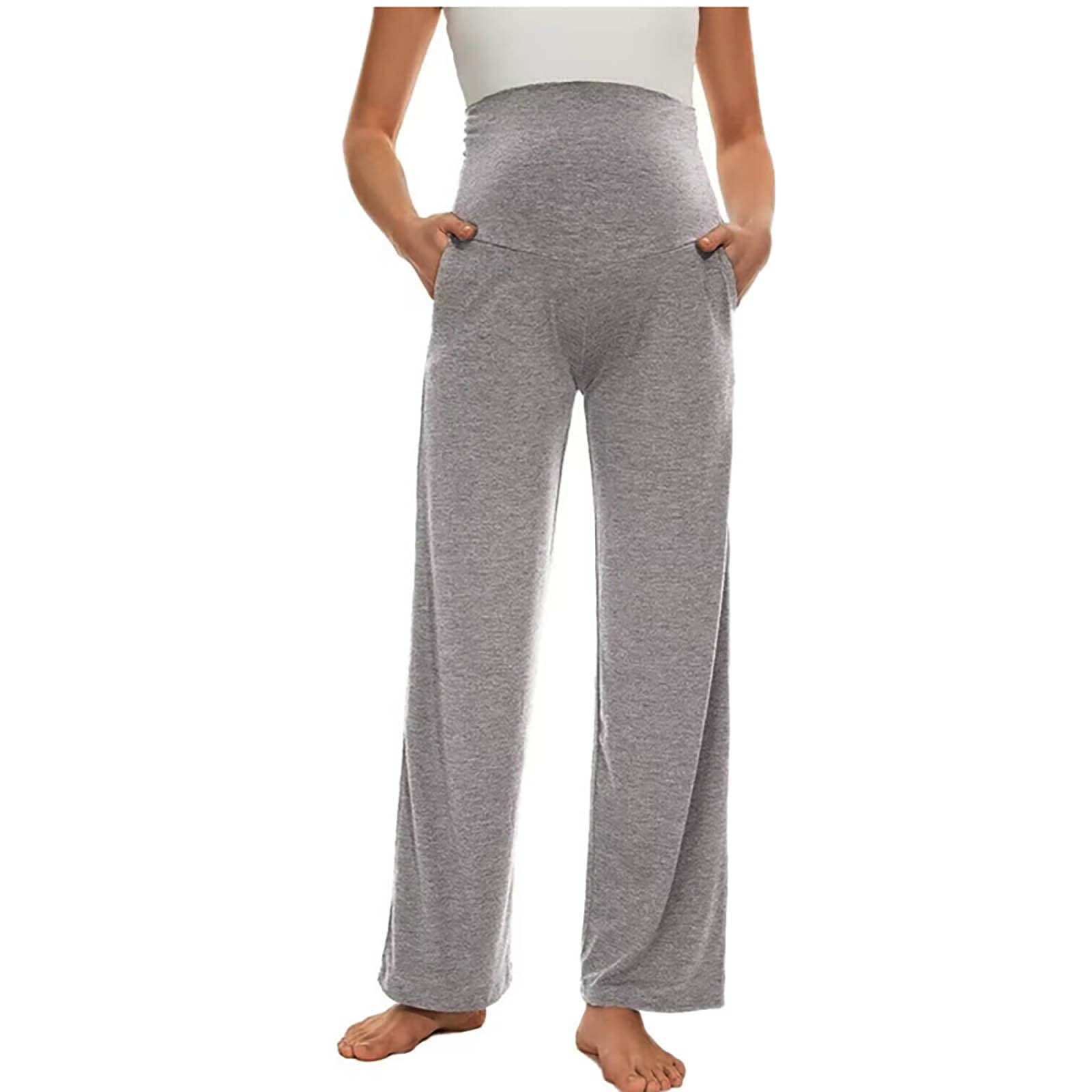 AJTQTH Maternity Leggings for Women over the Belly Supporting with ...