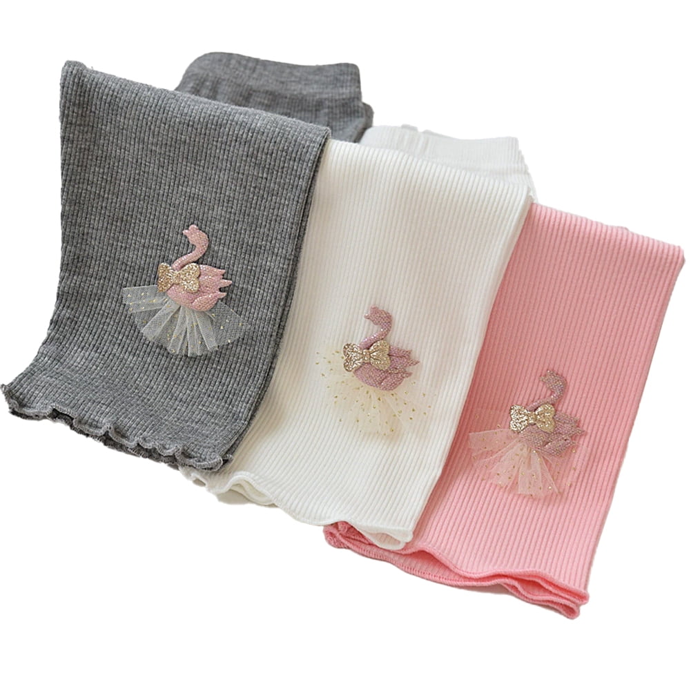 AJZIOJIRO 1-9Y Baby Capri Leggings for Little Girls Kids Cute Cartoon ...