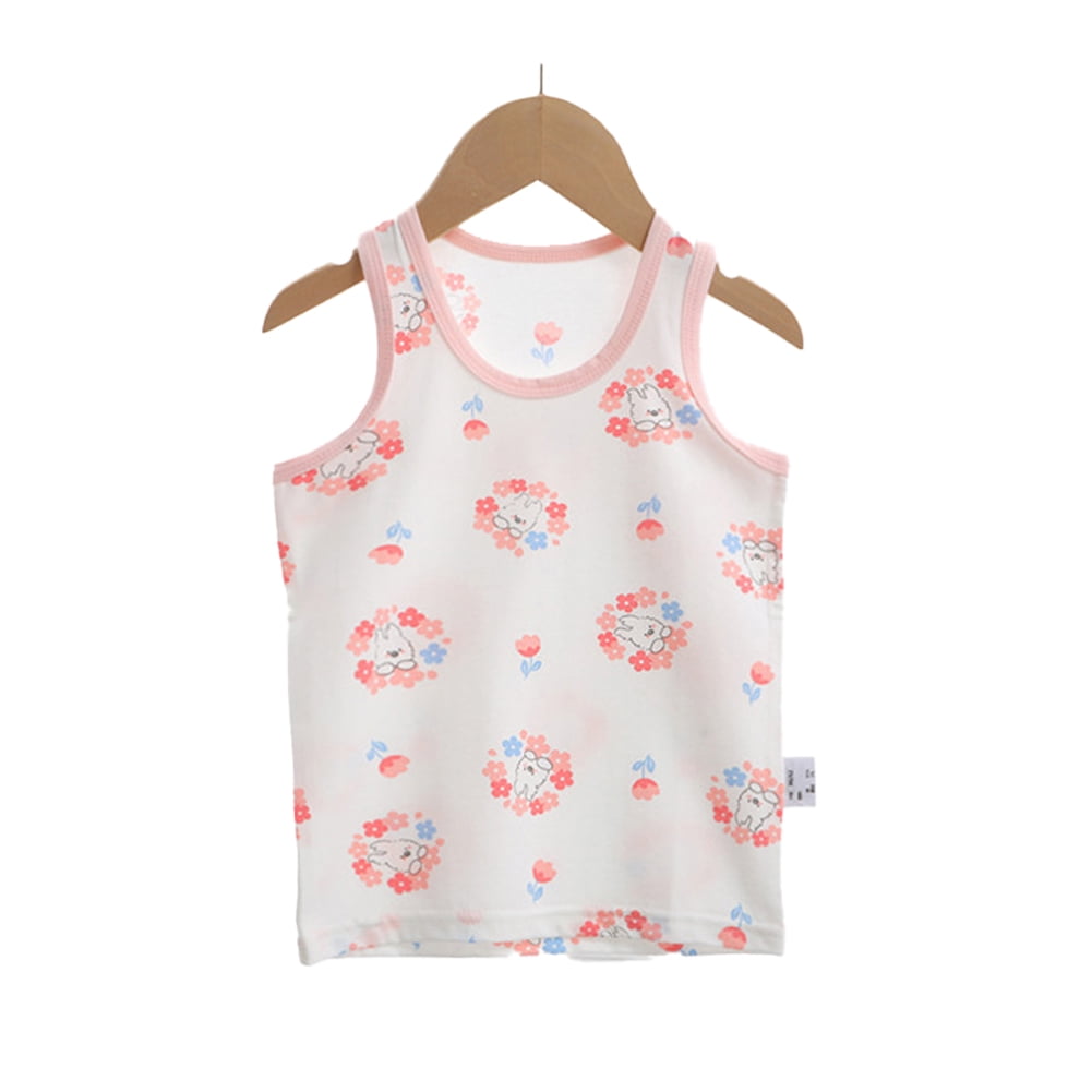 AJZIOJIRO Baby Boys Sleeveless T-Shirt Kids Toddler Girls Casual Cotton ...