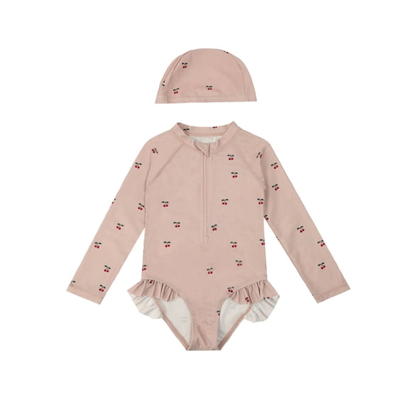 AJZIOJIRO Baby Girls Ruffle Swimsuit 6M-8T Toddler Infant Summer Floral ...
