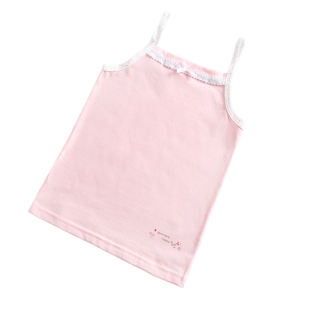 AJZIOJIRO Baby Toddler Girls Sleeveless T-Shirt Kids Casual Cotton Tee ...