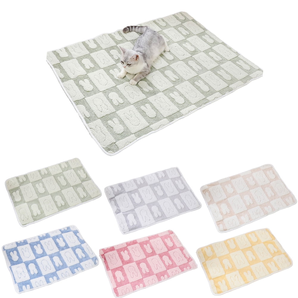 AJZIOJIRO Cute Dogs/Cats Mat for Small to Large Breed Dogs,Extra Soft ...