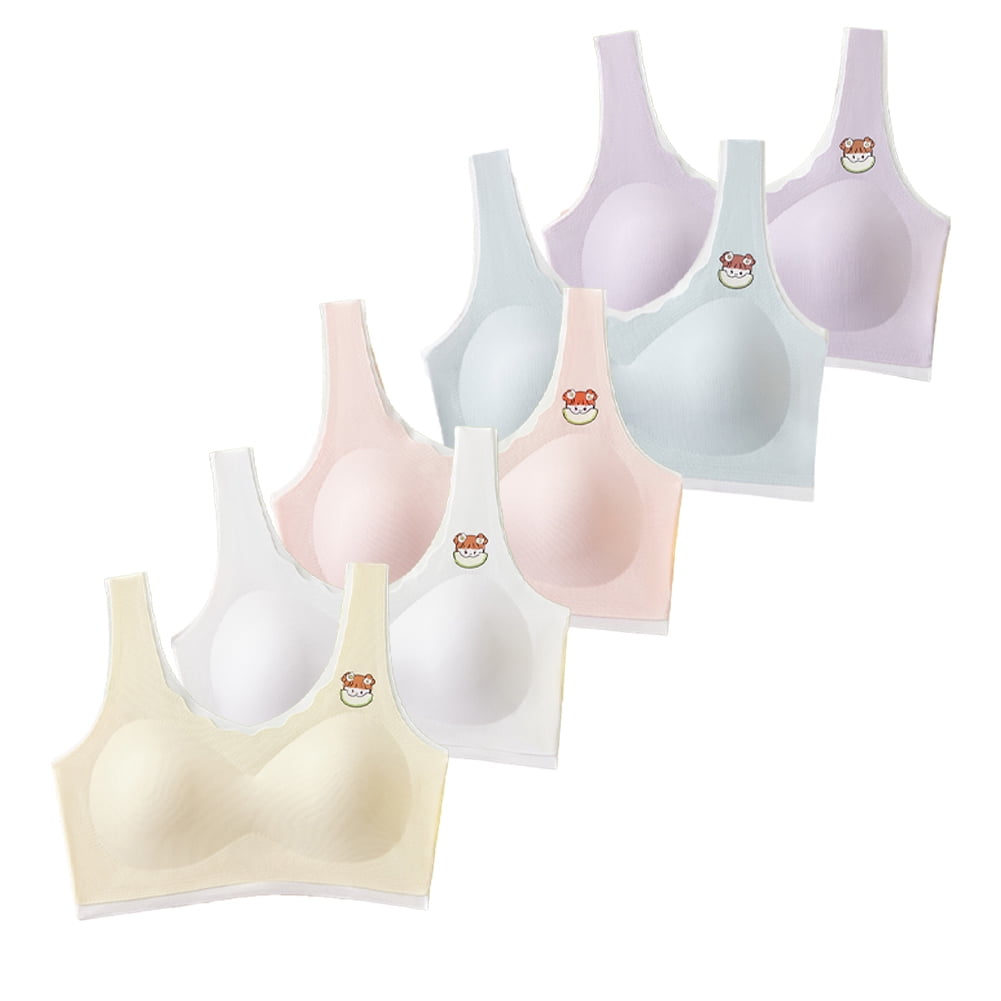 AJZIOJIRO Girls Training Bras Seamless Camisoles Sports Bra with ...