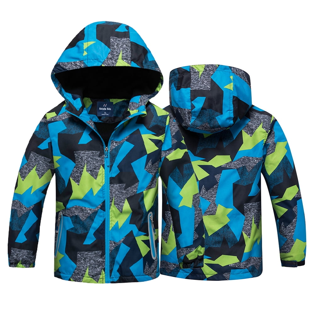 AJZIOJIRO Kids Boys Winter Windbreaker Jacket Toddler Fashion Fleece ...