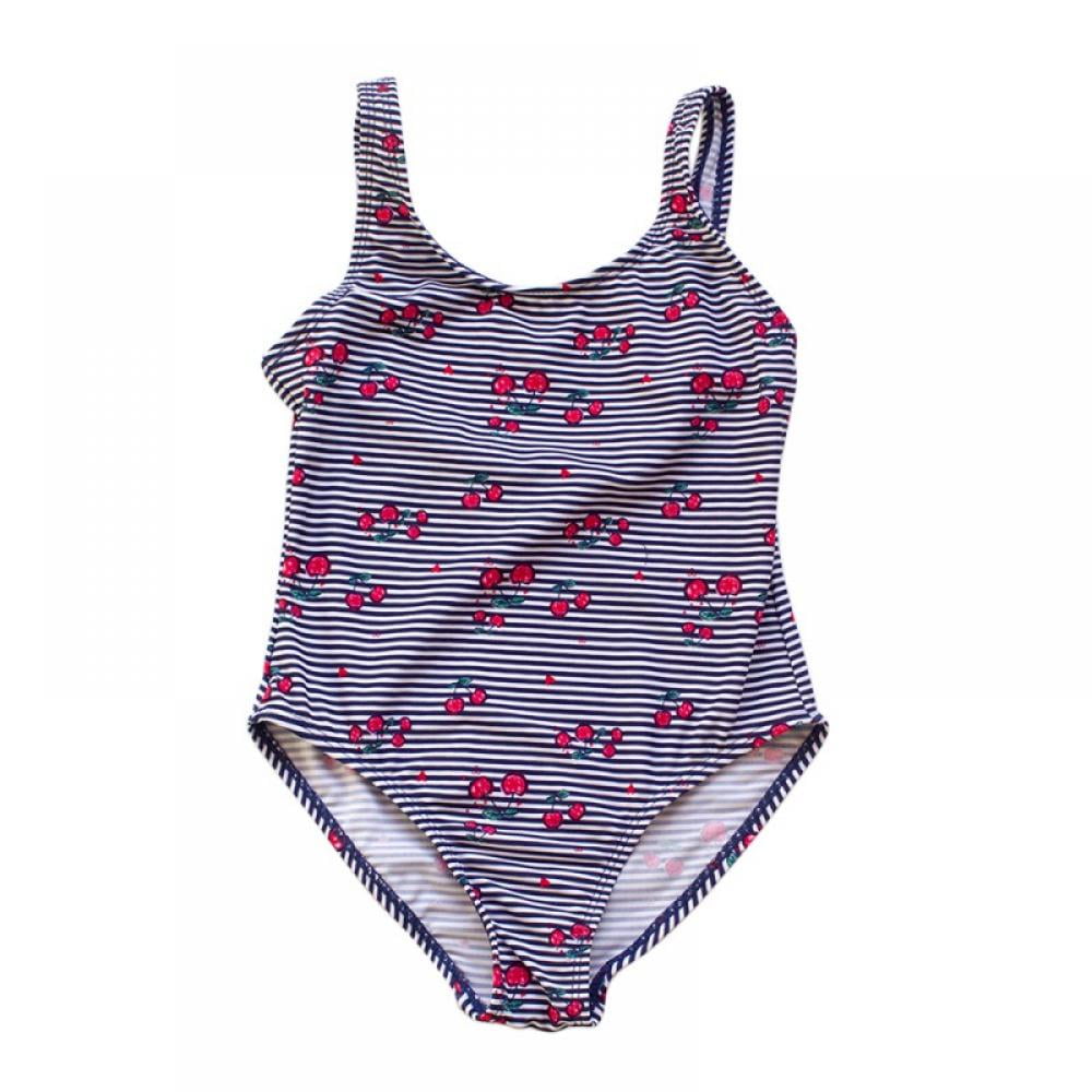 AJZIOJIRO Kids Girl's UPF 50+ Sun Protection Swimsuit One Piece Sling ...