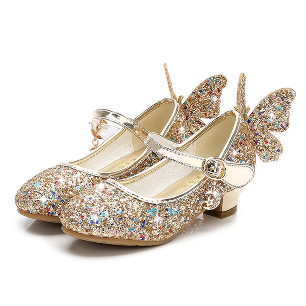AJZIOJIRO Kids Girls Dress Shoes Little Big Girls Mary Jane Wedding ...