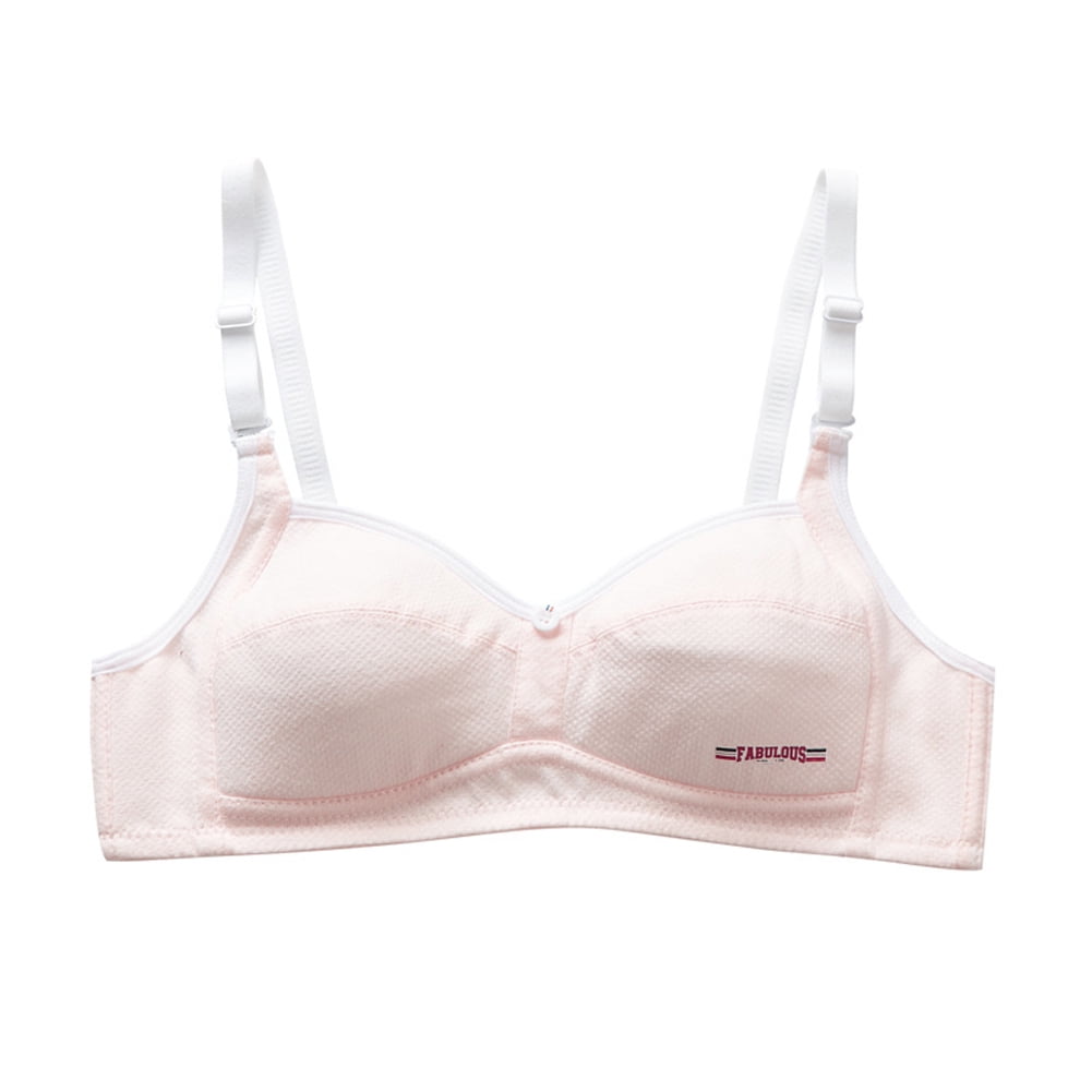 AJZIOJIRO Kids Girls Oversize Seamless Bra M-2XL Teen Sports Training ...