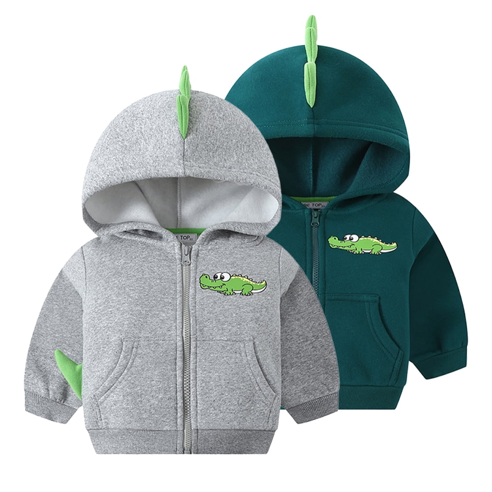 AJZIOJIRO Kids Toddler Autumn Winter Fleece Sweatshirt Jacket for Boys ...