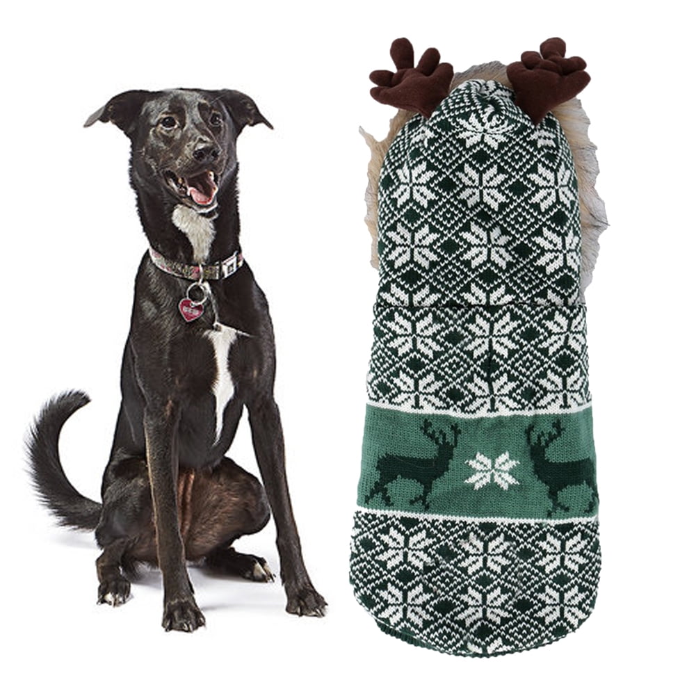 AJZIOJIRO Large Dogs Hooded Vest,Pets Clothes,Super Warm Zipper Dog ...