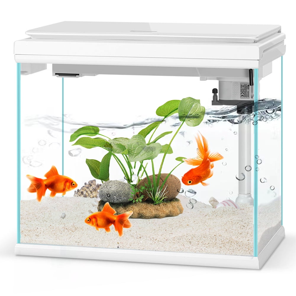 AJZIOJIRO Simulation Fish Tank Decorations Resin Aquarium Rocks Plants ...
