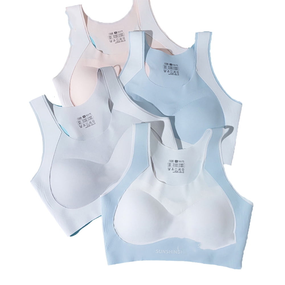 AJZIOJIRO Sports Bras for Girls Comfort Soft Seamless Breathable Bras ...