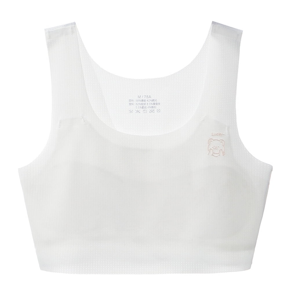 AJZIOJIRO Teen Girls Training Bras Sports Seamless Bra with Removable ...