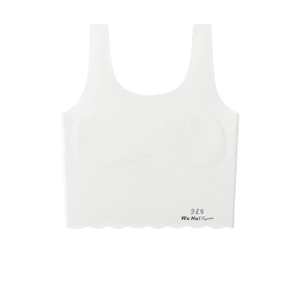 AJZIOJIRO Tees Girls Seamless Stretch Bra Invisible Dig-Free Teen Bras ...