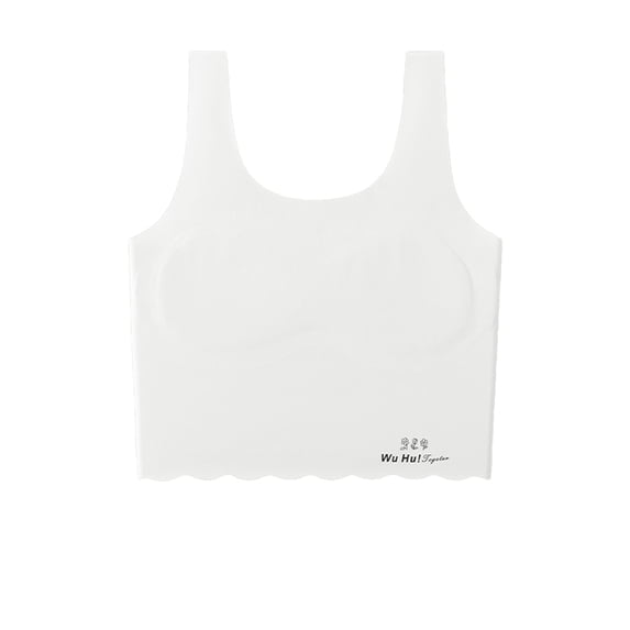 AJZIOJIRO Tees Girls Seamless Stretch Bra Invisible Dig-Free Teen Bras ...
