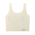 AJZIOJIRO Tees Girls Seamless Stretch Bra Invisible Dig-Free Teen Bras ...