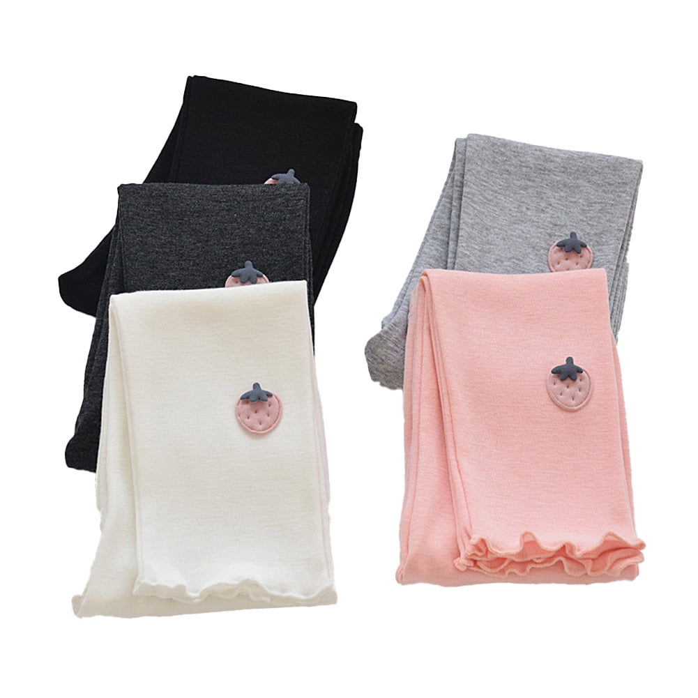 AJZIOJIRO Toddler Girls Leggings Footless Tights Cute Pants with Ruffle ...