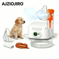 AJZIOJIRO Ultrasonic Compression Steam Pet Humidifier, Compact Portable ...