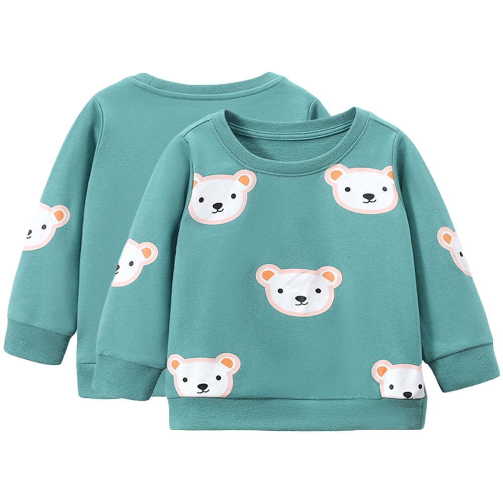 AJZIOJIRO Unisex Kids Toddler Sweatshirt for Boys Girls,Baby Cute ...