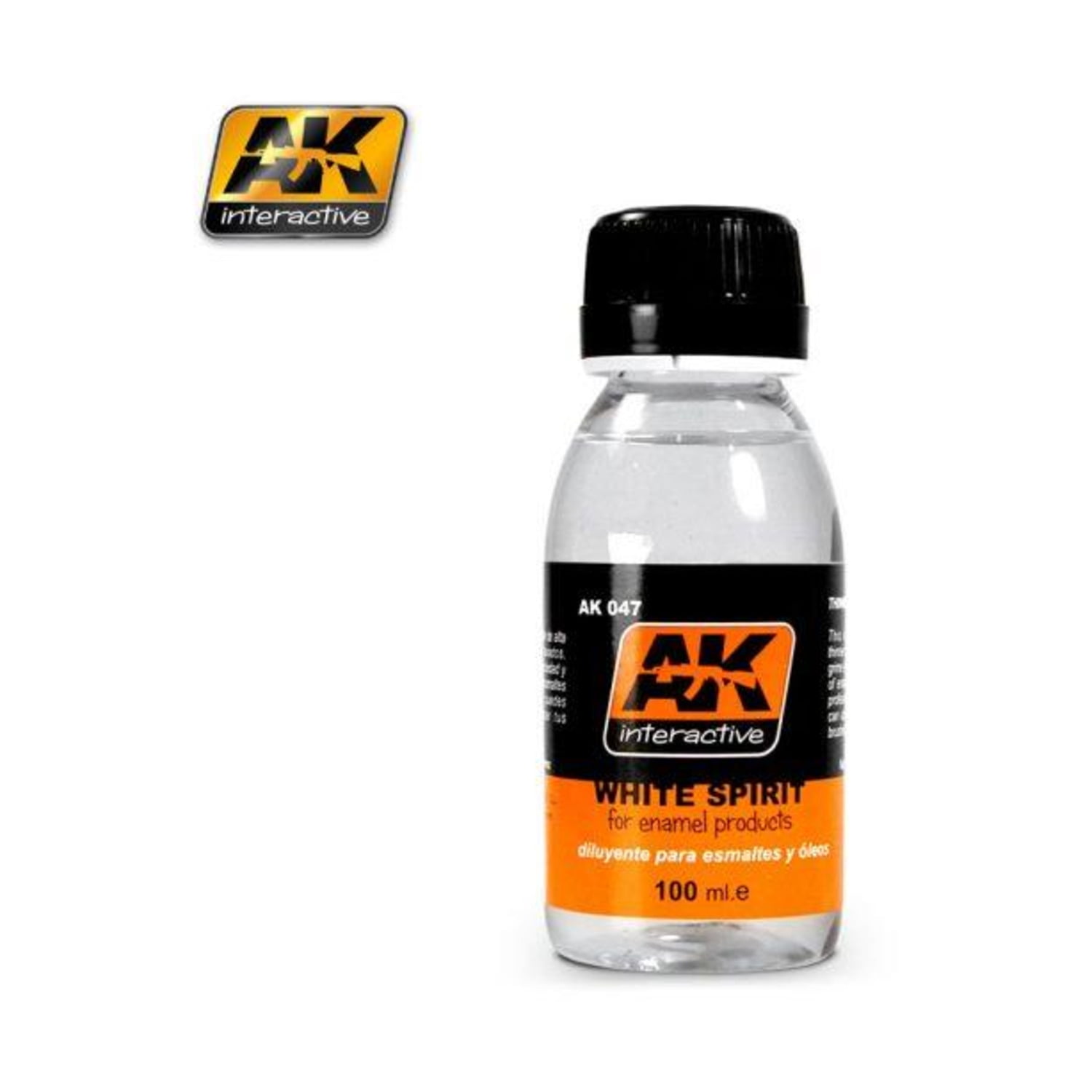 AK Interactive AK047 White Spirit Enamel Thinner 100ml - Walmart.com