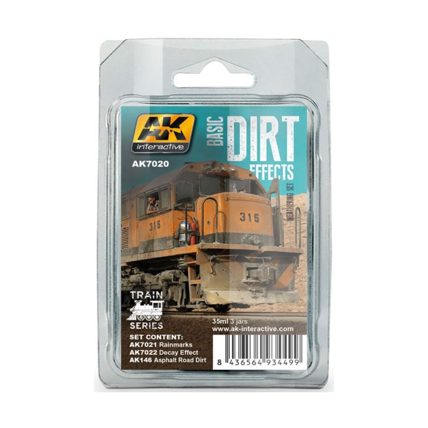AK-Interactive Basic Dirt Effects - Weathering Set New - Walmart.com