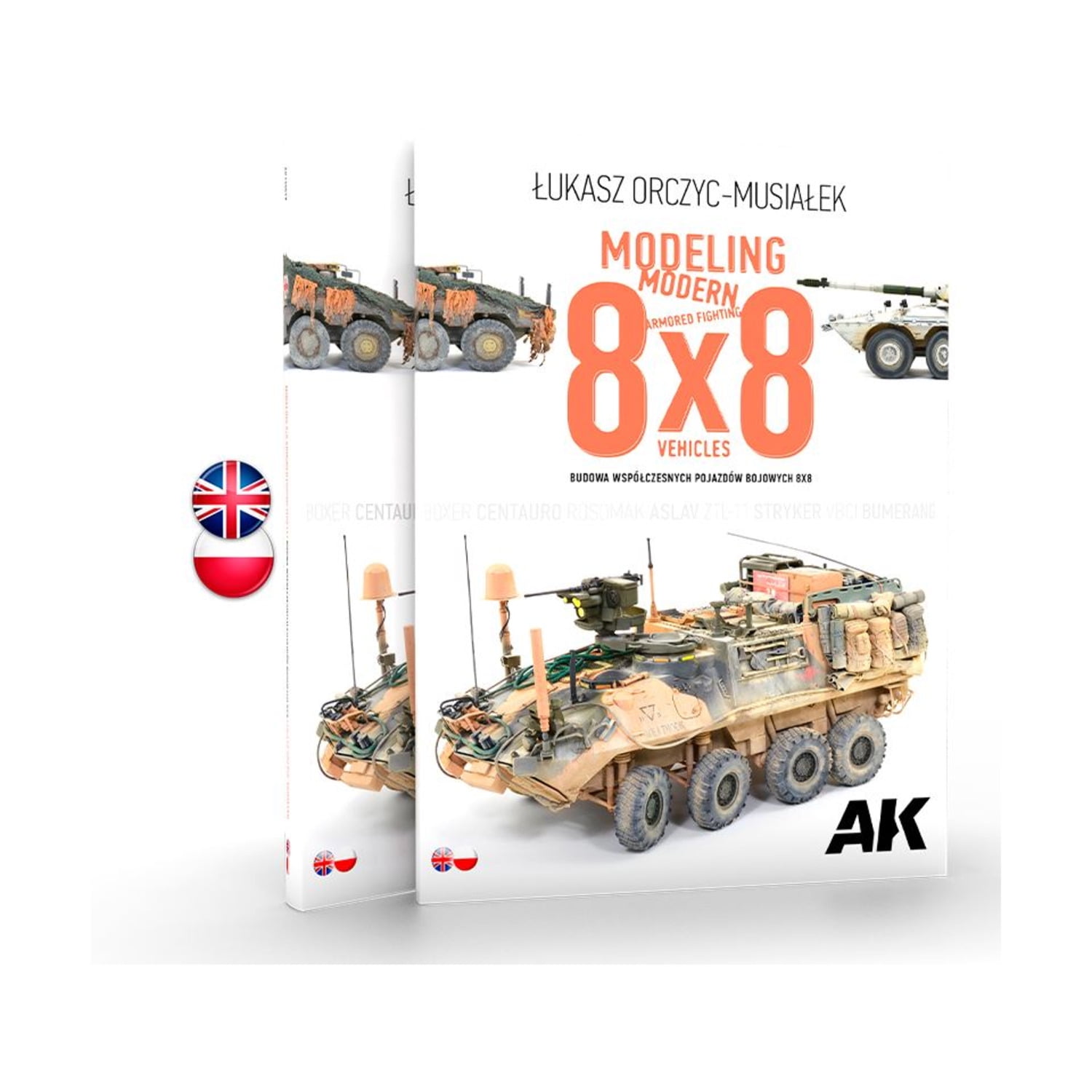 AK-Interactive Modeling Modern Armored Fighting 8x8 Vehicles New - Walmart.com
