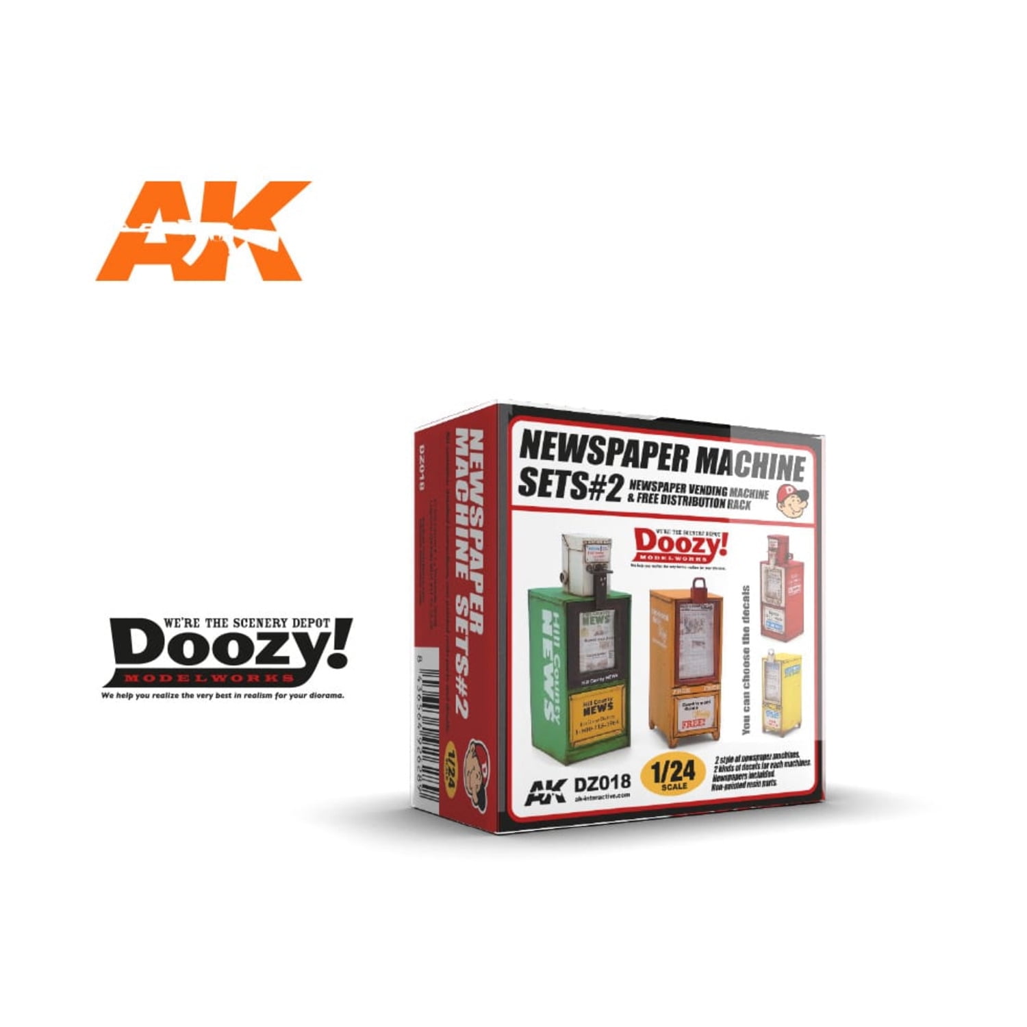 AK-Interactive Newspaper Machine Set #2 New - Walmart.com