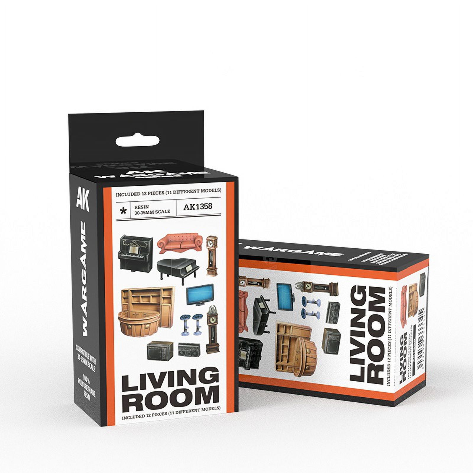 AK Interactive: Scenography Wargame Set: Living Room Accessories 30 ...