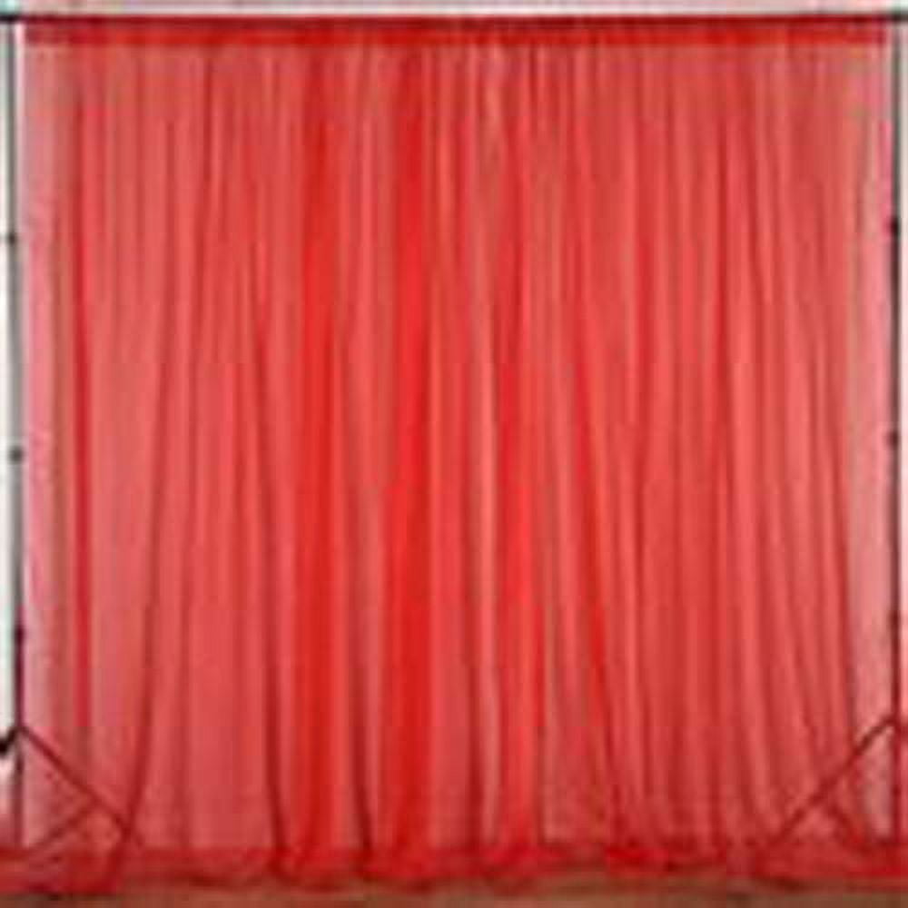 AK TRADING CO. 120" Wide (10Ft Wide) Sheer Voile Drape Panels for ...